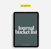 Journal Bucket List – InMotion Planner