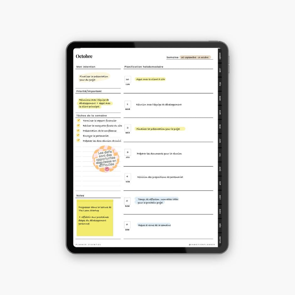 InMotion Planner - Planners & Diários digitais